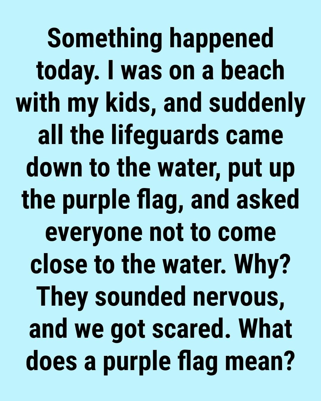 The Purple Flag at the Beach: What It Really Means (And Why You Should ...