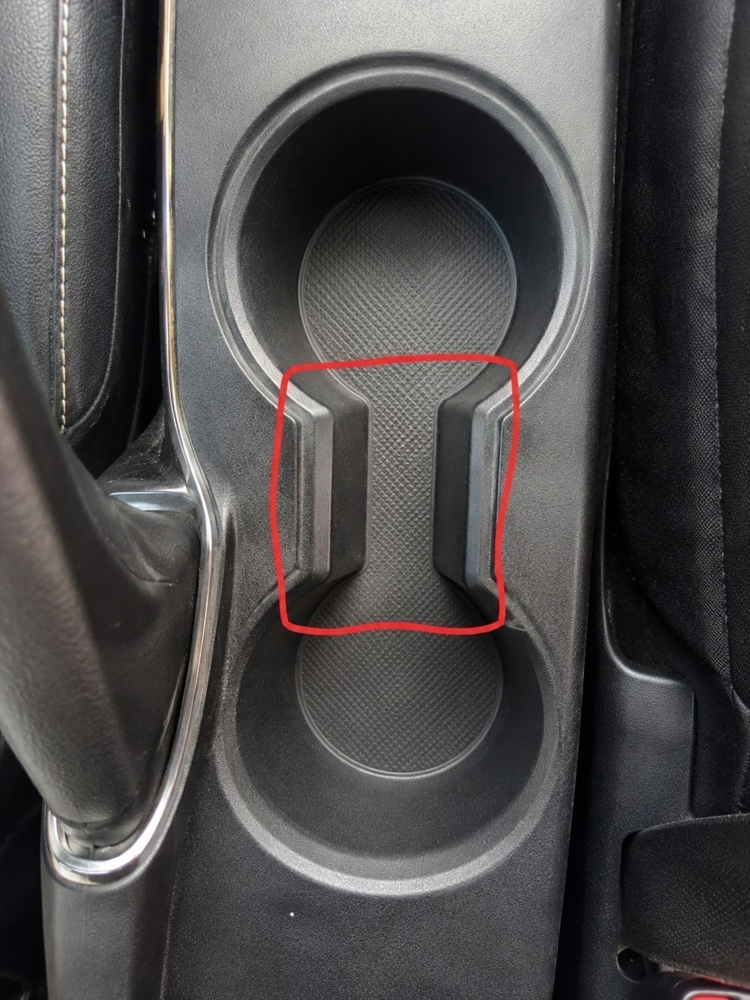 What Is the Weird Gap Between Car Cup Holders For? - Savory Splash